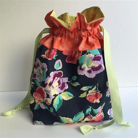 Request For A Lined Drawstring Bag Pattern By Incolororder Jenibaker Drawstringbag