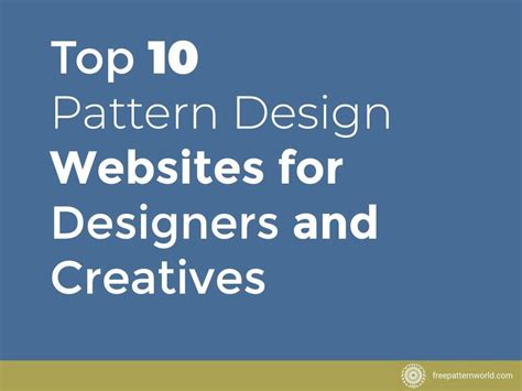 Top 30 Categories Of Pattern Design