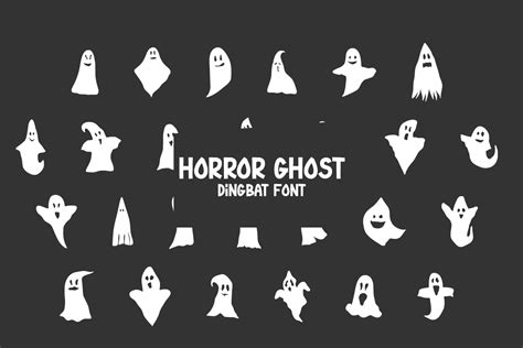 Horror Ghost Font By Masyafi Studio Creative Fabrica