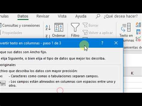 Excel Separar Datos De Una Celda En Varias Columnas YouTube