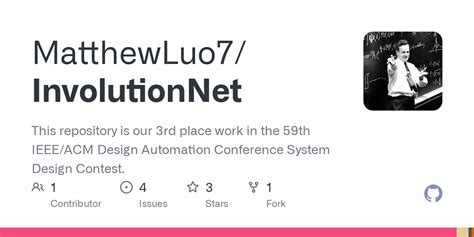 Github Matthewluo7involutionnet This Repository Is Our 3rd Place