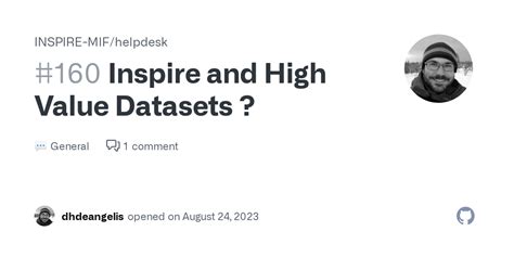 inspire and high value datasets · inspire mif helpdesk · discussion