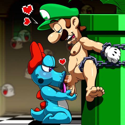 Rule 34 Birdo Blowjob Bondage Boo Mario Fellatio Femdom Hero Defeated Lawgick Living