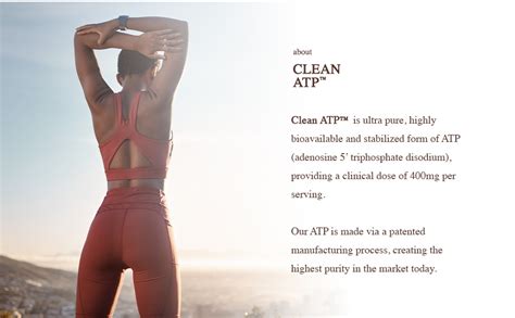 Levelup Clean Atp Capsules 100 Adenosine Triphosphate Increase Energy Endurance