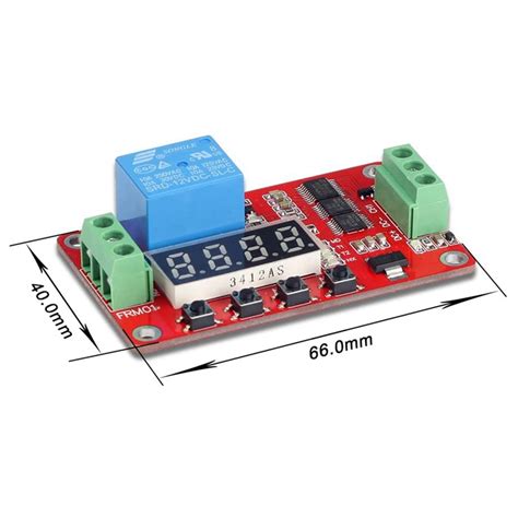 Delay Timer Relay Switch V DC Multifunction SelfLock Cycle