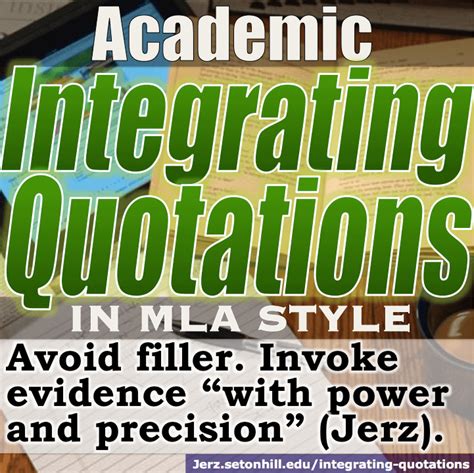 Integrated Quotes Citing Sources Effectively In Mla Style Papers