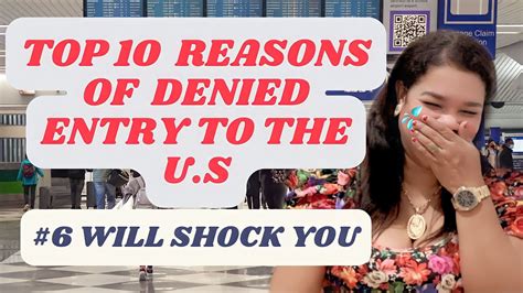 Common Reasons Of Denied Entry To The United States Border Lady Sarcy