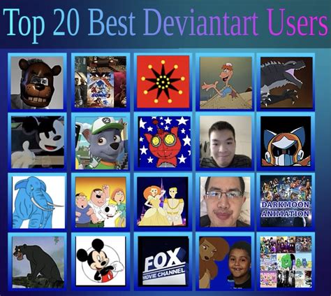 My Top 20 Best Good Deviantart Users Part 2 By Marcusantony9 On