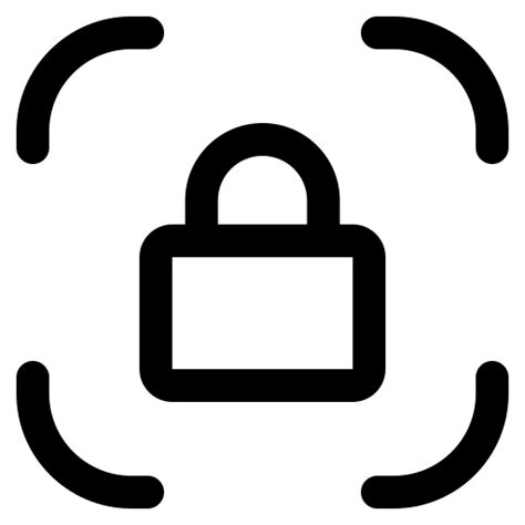 Lock Scan Padlock Digital Security Icon Download On Iconfinder