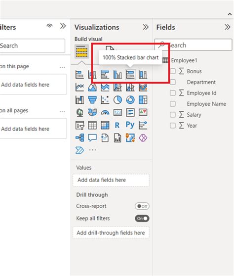 Power Bi Create Stacked Column Chart Geeksforgeeks