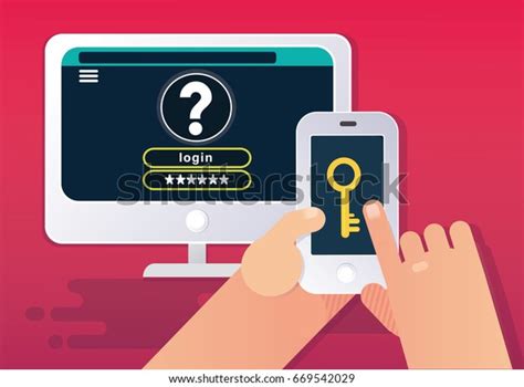 Multifactor Authentication Mfa Concept Vector Illustration Stock Vector
