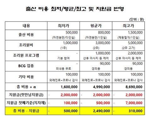 임신 출산 육아 비용은 얼마나 들까 2부 출산 조리원 비용 및 첫만남이용권 출산지원금장려금축하용품 등 네이버 블로그