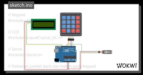 Keypad Password Wokwi ESP32 STM32 Arduino Simulator