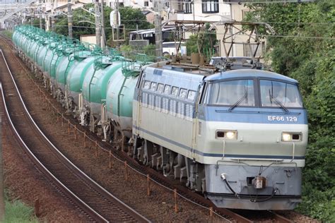 2nd train JR貨中央西線不通に伴うEF66 129牽引迂回タキ貨物の写真 TopicPhotoID 48050