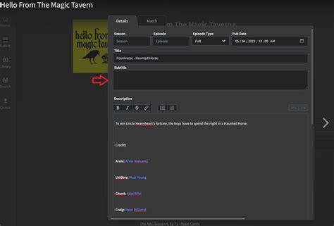 Enhancement Prefer Podcast Description Over Subtitle When Subtitle