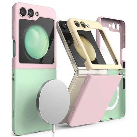 갤럭시 Z플립5 링케 슬림 컬러 비스포크 케이스 Live A Better Day Ringke