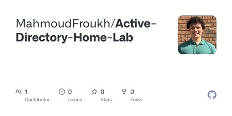 Github Mahmoudfroukhactive Directory Home Lab