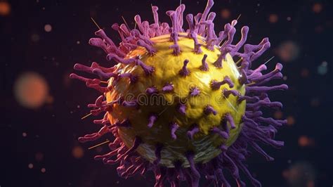 Microscopic Cells Tissue Under The Microscope Scientific Medical Concept Genetic Mutations At