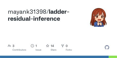 Github Mayank31398 Ladder Residual Inference