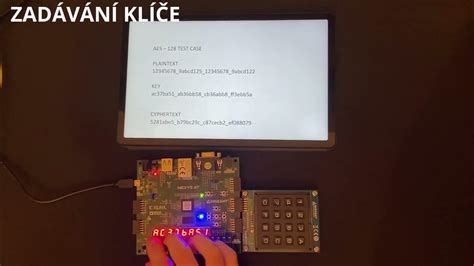 Aes 128 Fpga Pmod Keypad Youtube