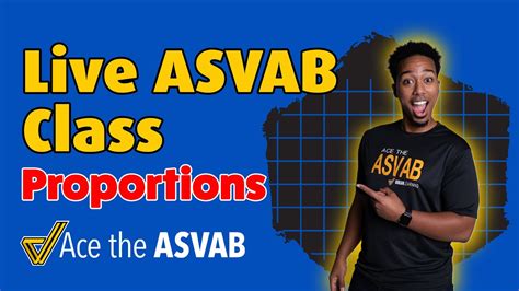 Live Asvab Word Problems Class Proportions Arithmetic Reasoning Youtube