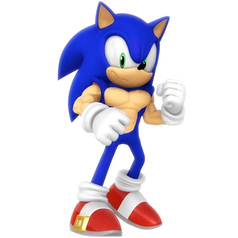 Buff Sonic Render By Wbelad On Deviantart