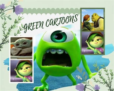 Green Cartoon Characters A World Of Color And Imagination