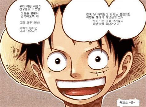 투디갤 아 원피스 루피 이 웃짤 존나 웃기다