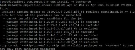 Centos 安装docker 报错误解决方法 彦祚 博客园