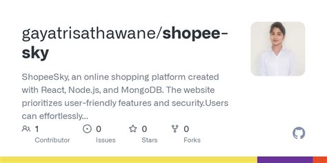 Github Gayatrisathawaneshopee Sky Shopeesky An Online Shopping Platform Created With React