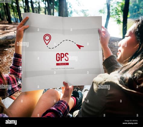 GPS Navigation Position Homepage Concept Stock Photo Alamy