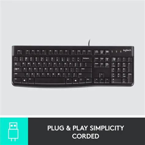 Logitech K120 Usb Wired Standard Keyboard