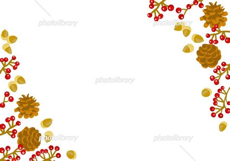 木の実のフレーム イラスト素材 6181895 フォトライブラリー photolibrary