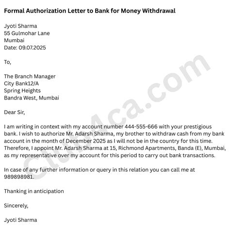 Bank Statement Request Letter Format In Marathi Pdf