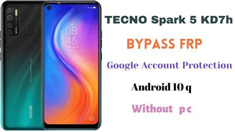 TECNO Spark KD H Spark Air FRP Bypass Android Q YouTube