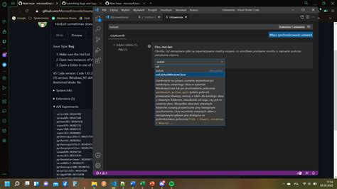 Hotexit Does Not Work On Some Instances Of Vscode · Issue 142021 · Microsoftvscode · Github