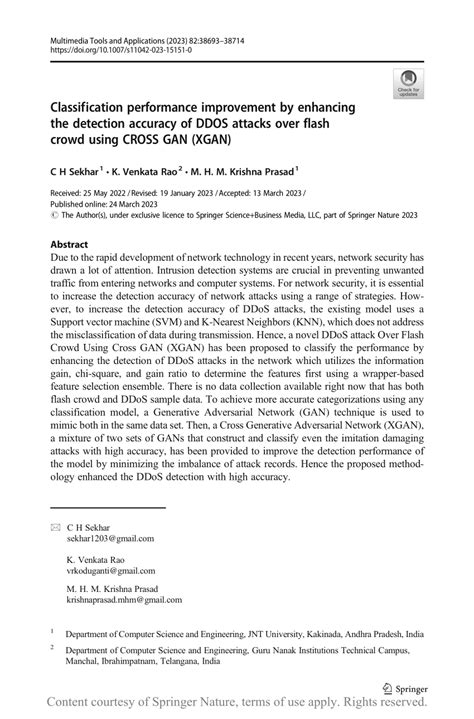 Classification Performance Improvement By Enhancing The Detection