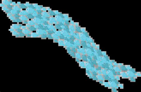 卡通手绘海洋游动鱼群免扣元素 花瓣网