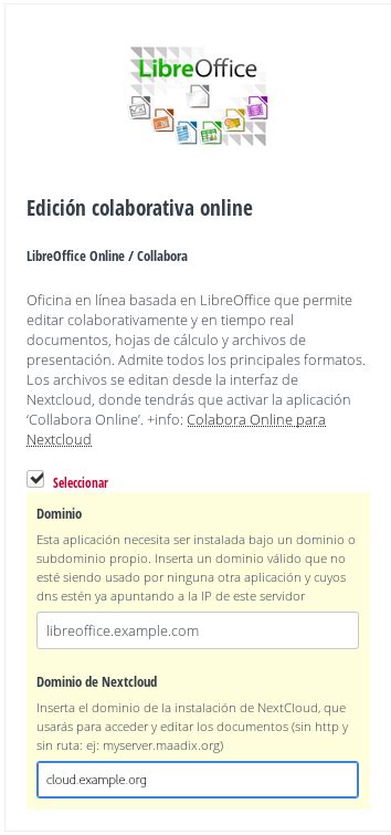 Libre Office Online — Documentación De Maadix Docs