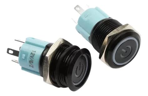 Botão Liga Desliga Led mm Trava Led v v Conector MercadoLivre