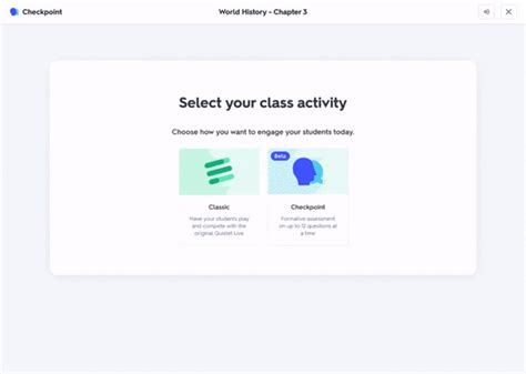 Checkpoint Formative Assessment Interactive Activity Quizlet