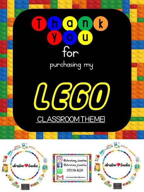 The Ultimate Lego Classroom Theme • Teacha