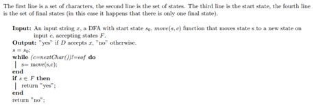 Solved In This Assignment You Need To Write The Dfa