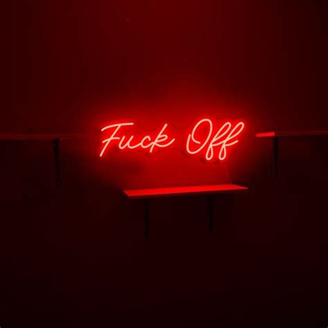 Fuck Off Neon Signhome Decorationwall Art Neon Led Light For Etsy