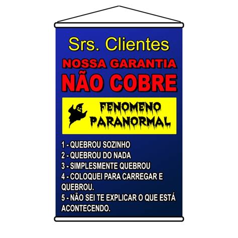 Banner Assistencia Técnica Garantia Não Cobre 60x90 Shopee Brasil