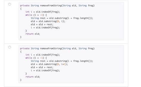 Solved The Following Method Public String