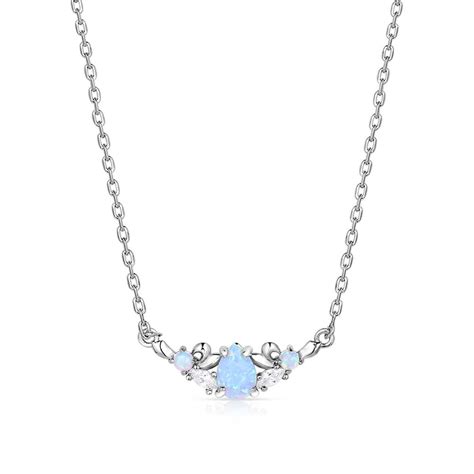Refined Grace Opal Crystal Necklace Al Bar Ranch