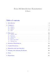 Introduction To R Econometrics Statistics Graphics Course Hero