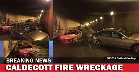 Caldecott Tunnel Re Opens After Collision Car Fire