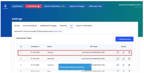 How To Generate An Api Key On Springverify Portal How To Generate An Api Key On Springverify Portal